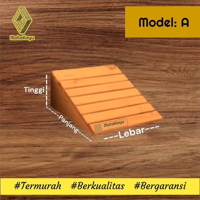 Jual Model A L25 wooden ramp tanjakan motor kayu jembatan kayu kursi ...