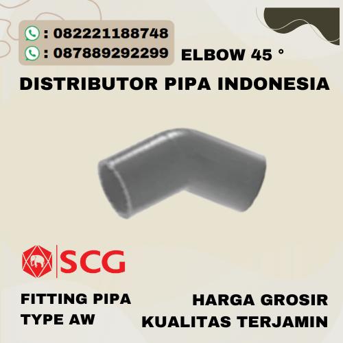 Jual Fitting Pipa SCG Elbow 45° Type AW - Jakarta Utara - Pusat Pipa ...