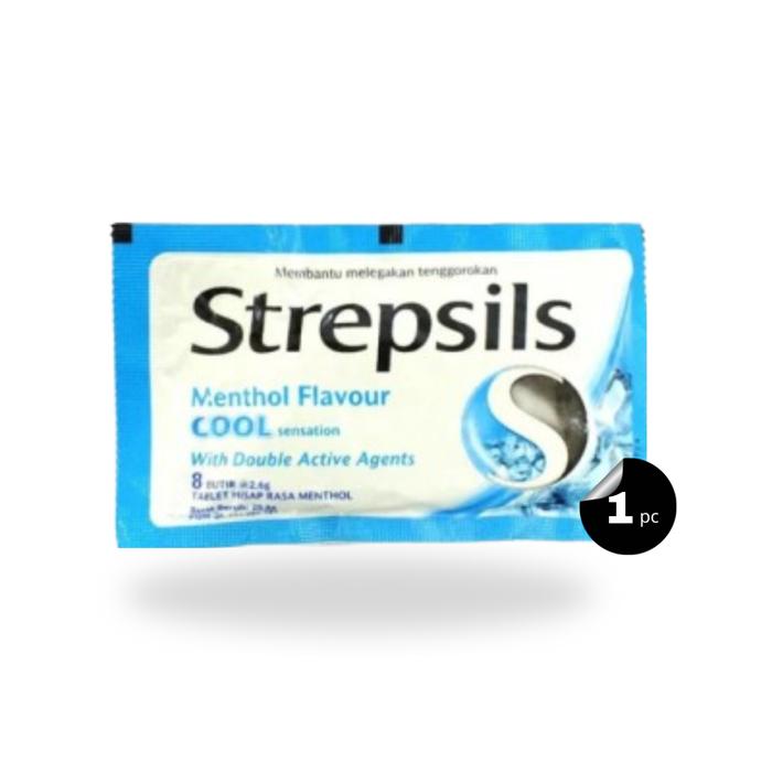 Jual Strepsils Permen Pelega Tenggorokan Menthol Cool / Original ...