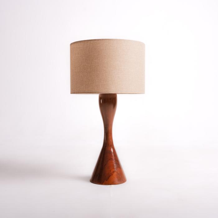 Jual Table Lamp - 026 Finishing GLOSS (Lampu Meja Kayu Jati Solid ...