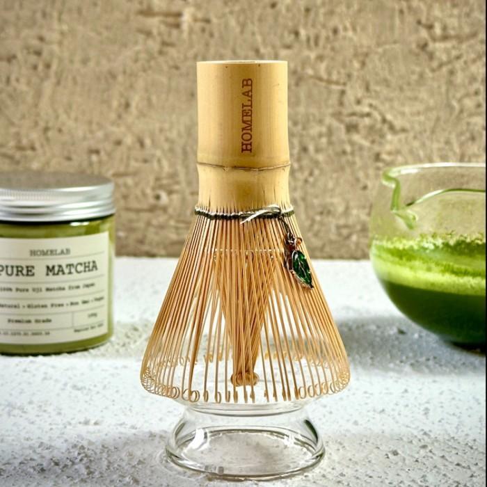 Jual Homelab Chasen / Matcha Whisk Golden Bamboo With Charm - Pengaduk ...