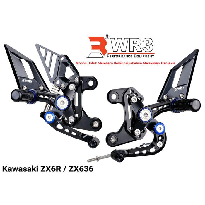 Jual Step Footstep Underbone WR3 RS Series Kawasaki ZX6R ZX636 - Kota ...