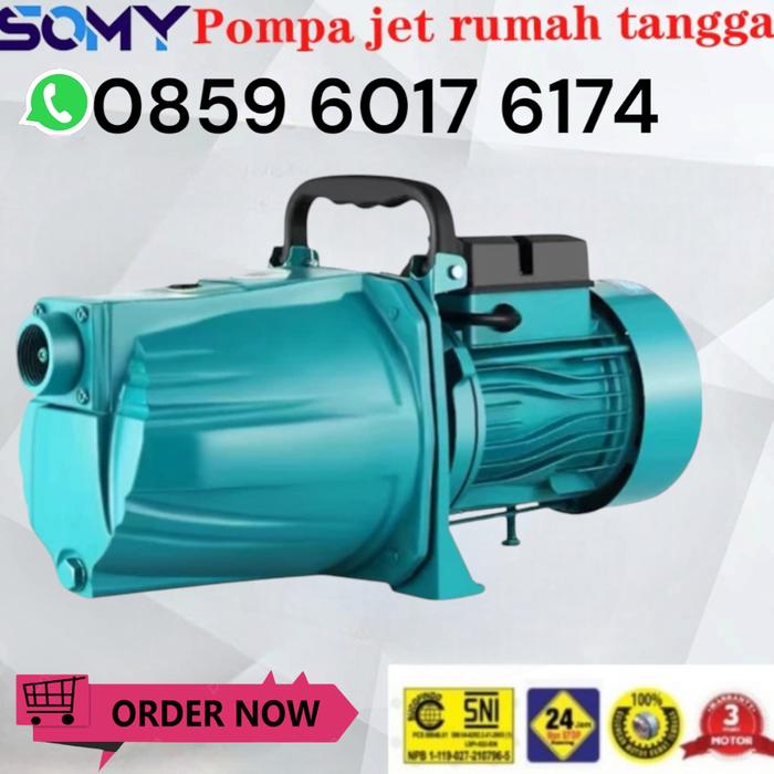 Jual pompa air jetpump JET Pump SOMY JET100A set komplit (jet pump 50 ...