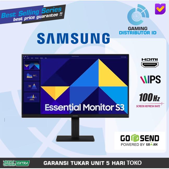 Promo Monitor LED Samsung IPS S3 S22D300 Full HD 22" Inch Cicil 0% 3x ...