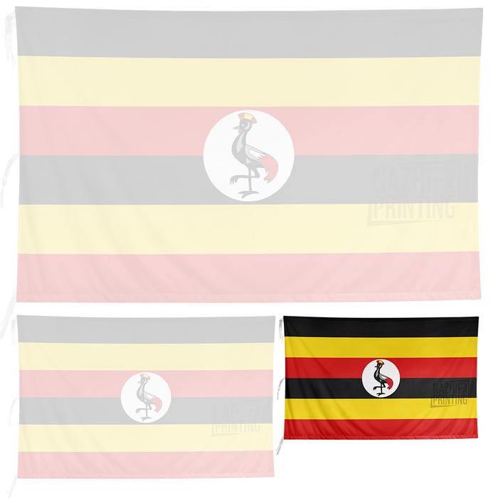 Promo Bendera Uganda (Bendera Negara) - Ukuran Lengkap (Kecil, Sedang ...