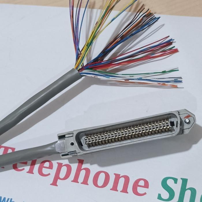 Jual ampenol 25 pair 50 pin konektor kabel telco amphenol rj21 untuk ...