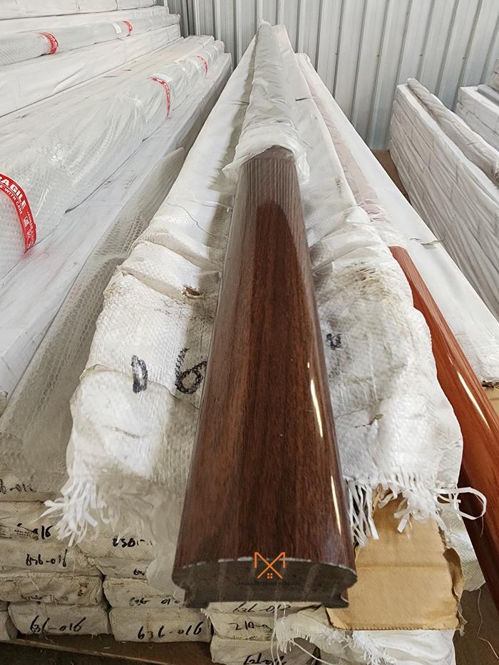 Promo HANDRAILING PVC / HANDLE RAILING TANGGA COKLAT TUA SERAT KAYU ...