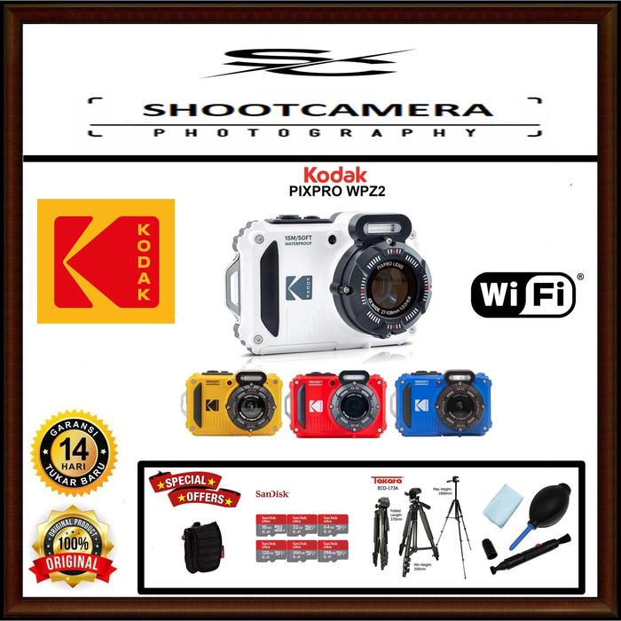 Jual KODAK PIXPRO WPZ2 WIFI RUGGED WATERPROOF SHOCKPROOF DUSTPROOF WIFI ...