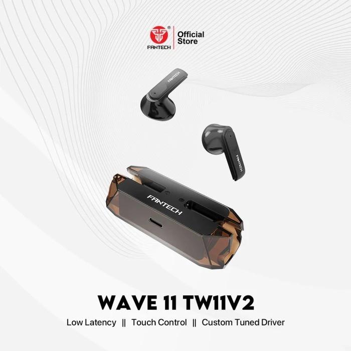 Promo TWS FANTECH WAVE 11 V2 BLACK | TW 11 V2 - Black - Kota Bandung ...