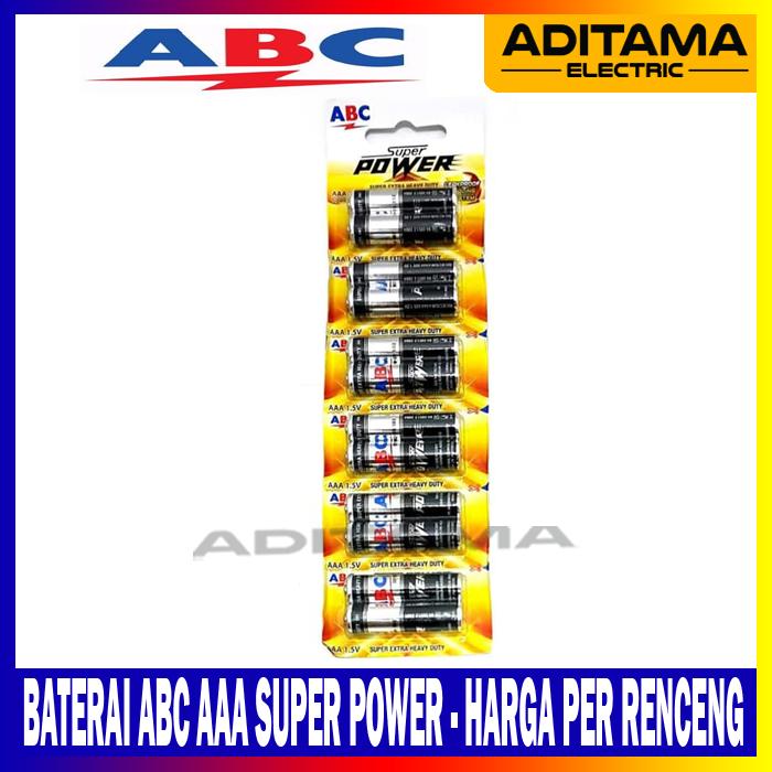 Jual BATERAI ABC BIRU AAA A3| ABC BATTERY BIRU AAA PER RENCENG ISI ...