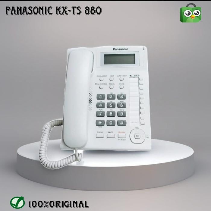 Jual Panasonic KX-TS880 single line telepon rumah kantor - Jakarta ...