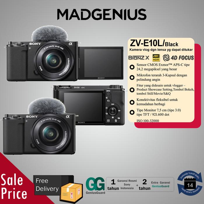 Promo SONY ZV-E10 / Sony ZVE10 Kit 16-50mm / Kamera vlog ZV E10 ...