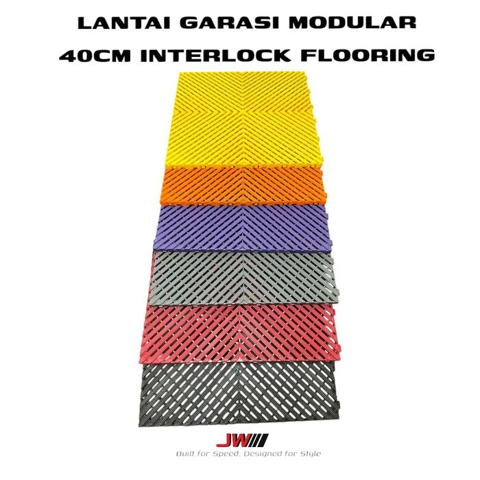 Promo LANTAI GARASI MODULAR 40CM INTERLOCK FLOORING HARGA MINIMAL 200 ...