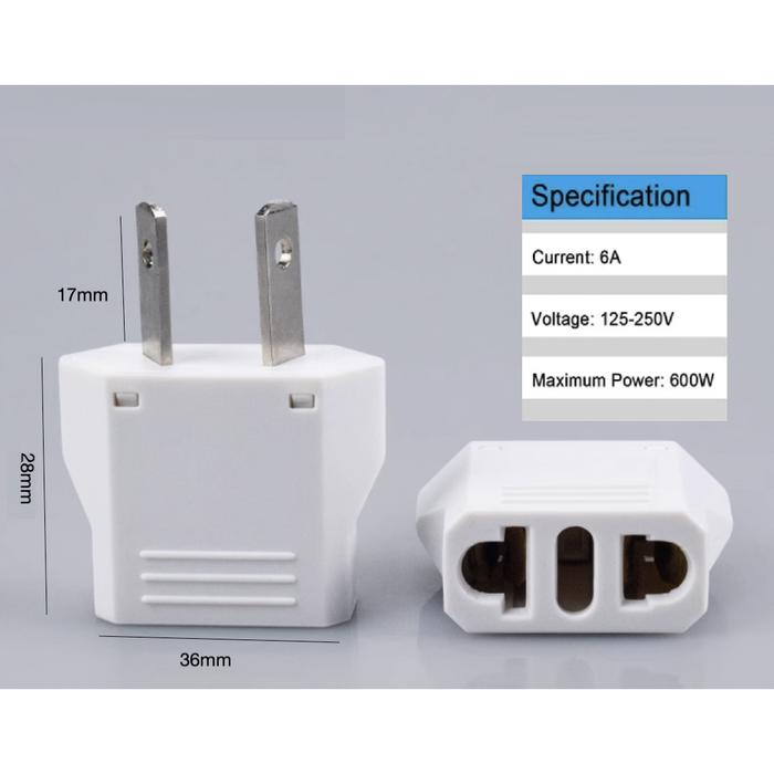Jual Steker Colokan Listrik Converter US AU To EU Adaptor Konverter ...