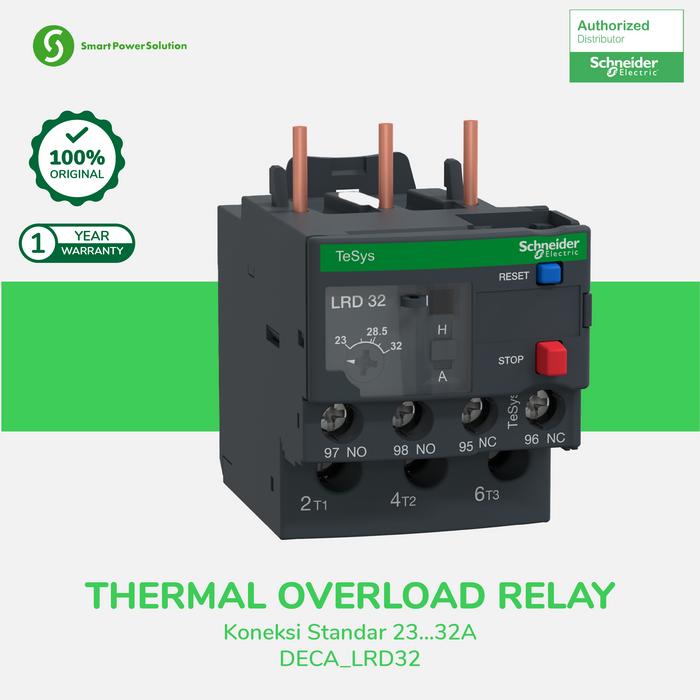 Promo Schneider Electric Thermal Overload Relay 23...32A - LRD32 Cicil ...