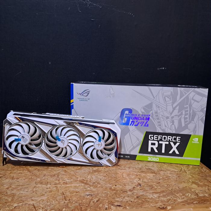 Jual ASUS STRIX RTX 3080 GUNDAM 10GB OC WHITE ROG 10G RTX 3080 GDDR6X ...