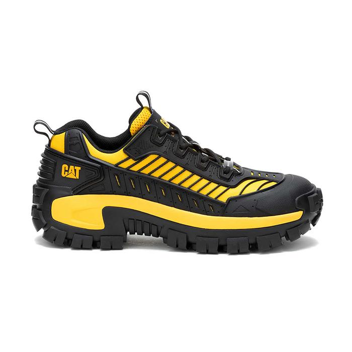 Jual Invader Mecha NM CT Black/Cat Yellow, Caterpillar Safety Shoes ...