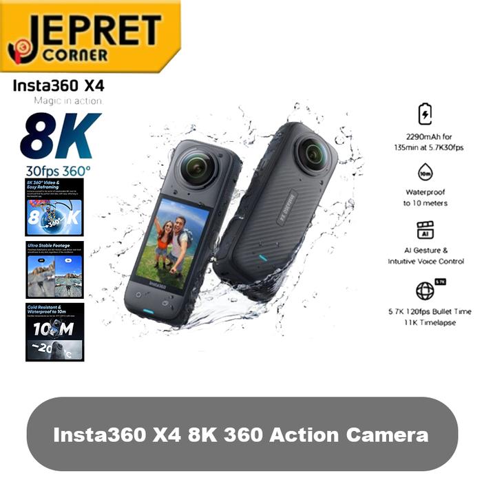 Jual Insta360 X4 8K 360 Action Camera Insta 360 ONE X4 Garansi Resmi - Jakarta Pusat - Jepret ...