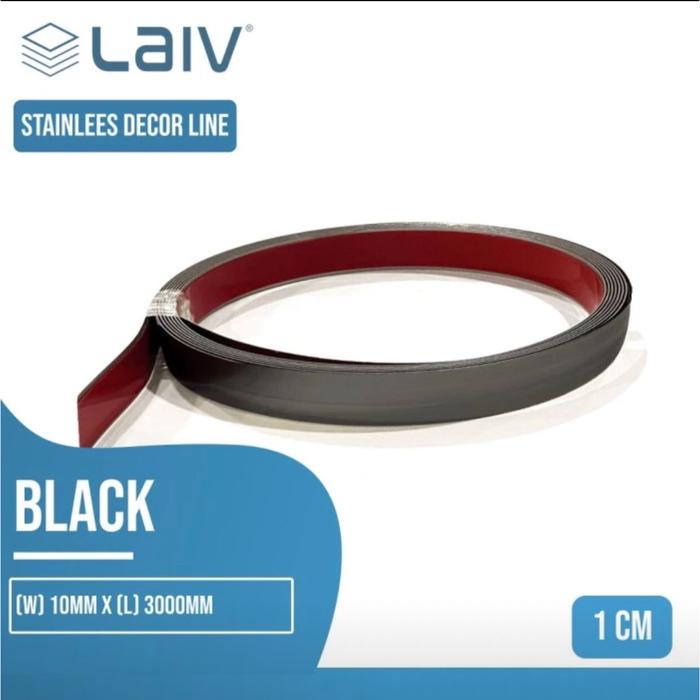 Promo (LAIV) Plat Strip Mirror List Stainless Steel 3m List Strip ...
