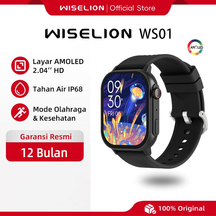 Promo [NEW 2025] WISELION Smartwatch WS01 - Super AMOLED - Heart ...
