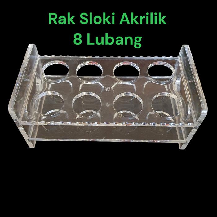 Jual Rak Sloki Akrilik Tempat Sloki Akrilik - 8 Lubang - Jakarta Utara ...