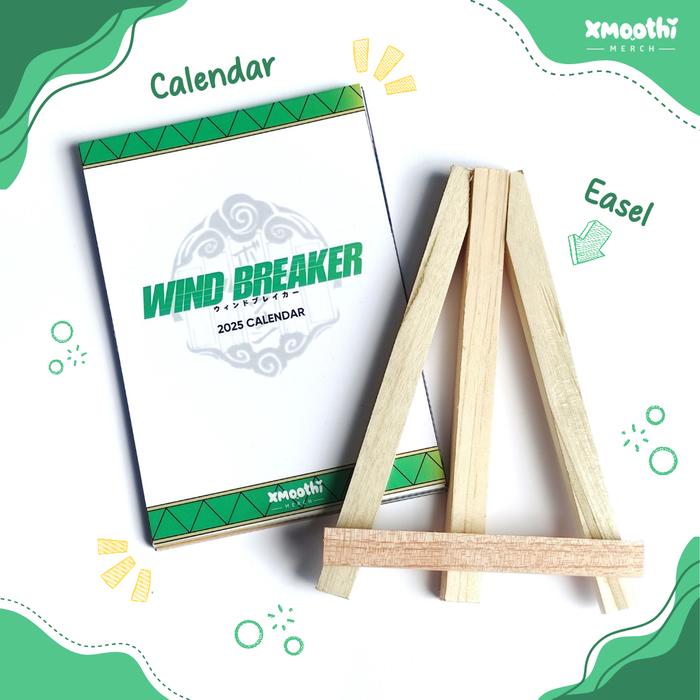 Promo WIND BREAKER NEW YEAR CALENDAR - DESK CALENDER - KALENDER ANIME ...