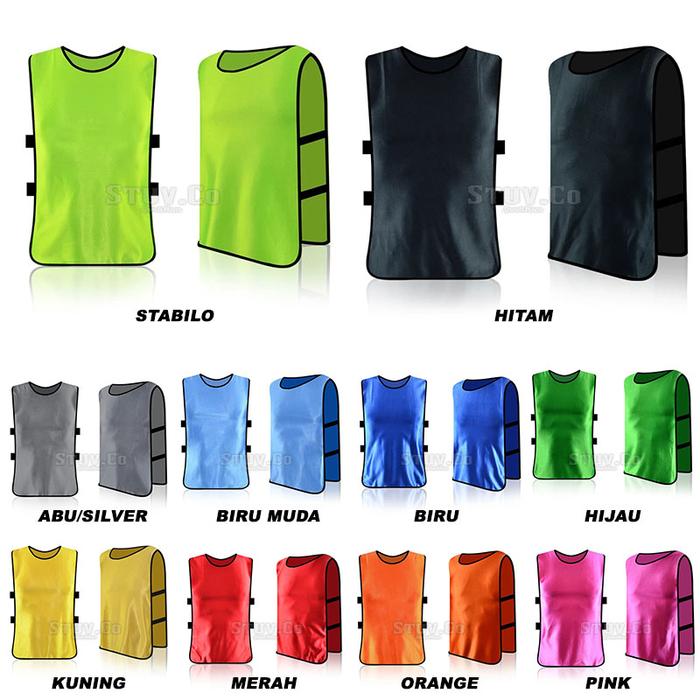 Jual Rompi Pemain Cadangan Rompi Futsal Sepakbola Dewasa Pria Wanita ...