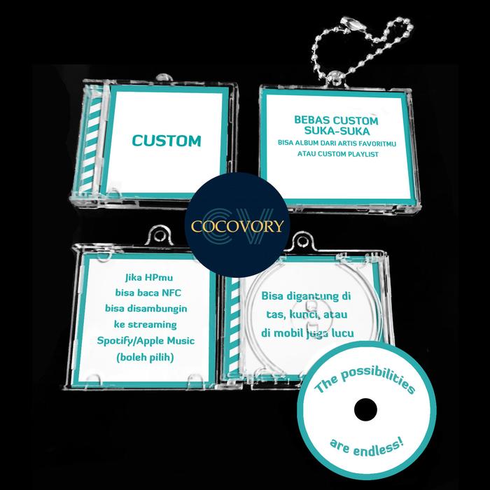 Jual Bruno Mars Mini CD Album Keychain NFC gantungan kunci ganci ...