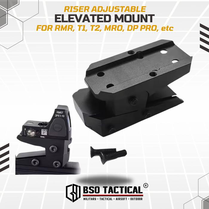 Jual TMC Elevated Mount Technology For T1 T2 MRO RMR Deltapoint Pro ...