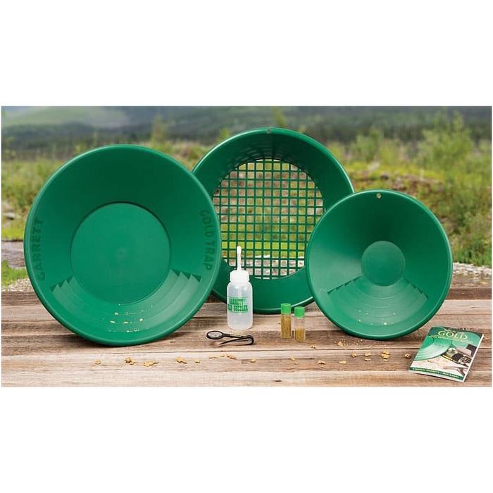 Jual mining washing pan trap gold panning plate separation goldtrap 14 ...