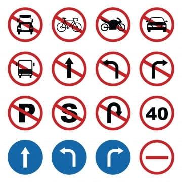 Jual Rambu Larangan - Rambu Perintah 3M HIP/EGP // Rambu Lalu Lintas ...