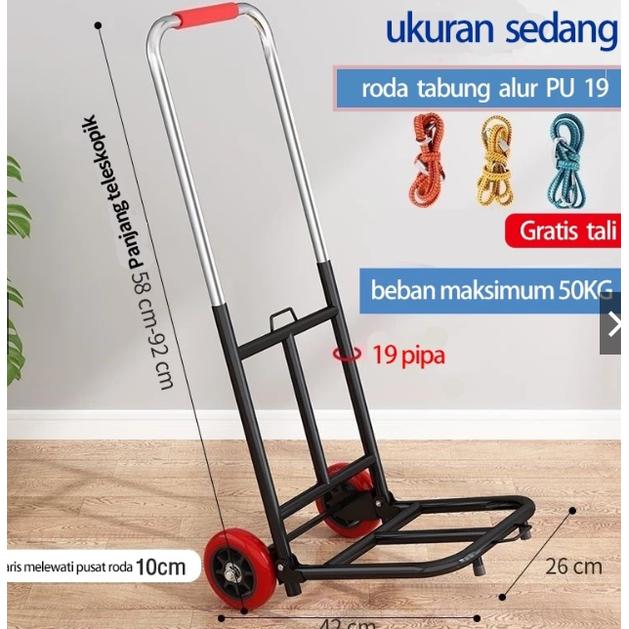 Jual HIGHLINE REAIM TROLI TROLLEY TROLY LIPAT SERBAGUNA TROLLEY BESI ...