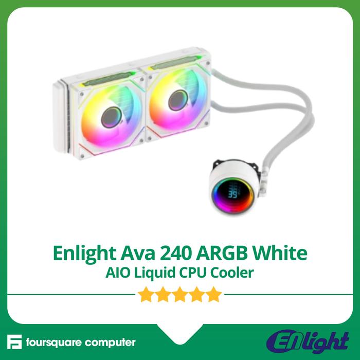 Jual Enlight AVA 240 ARGB White | AIO Liquid CPU Cooler Water Cooling - Kota Bandung ...