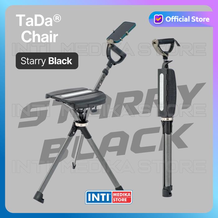 Promo TADA CHAIR - 2in1 Tongkat Lipat + Kursi Duduk GEN 2 PRO Series ...