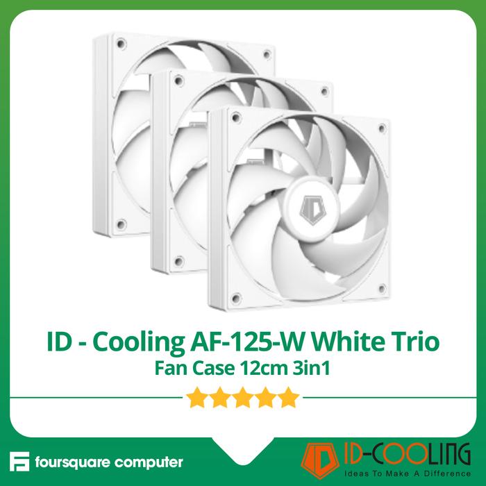 Jual ID-Cooling AF-125-W White Trio | Fan Case 12cm 3in1 - Kota Bandung ...