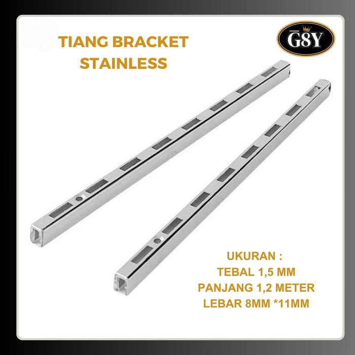 Jual Tiang Bracket Kaca | Tiang Besi Bracket l Tiang Rell Penyangga ...