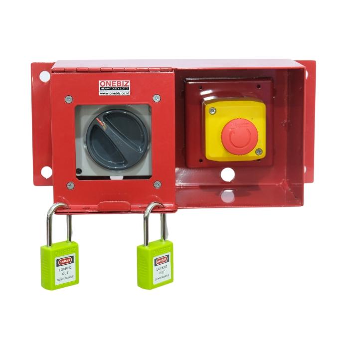 Promo ONEBIZ Loto Box/Safety Heavy Duty H+Switch Button+Emergency ...