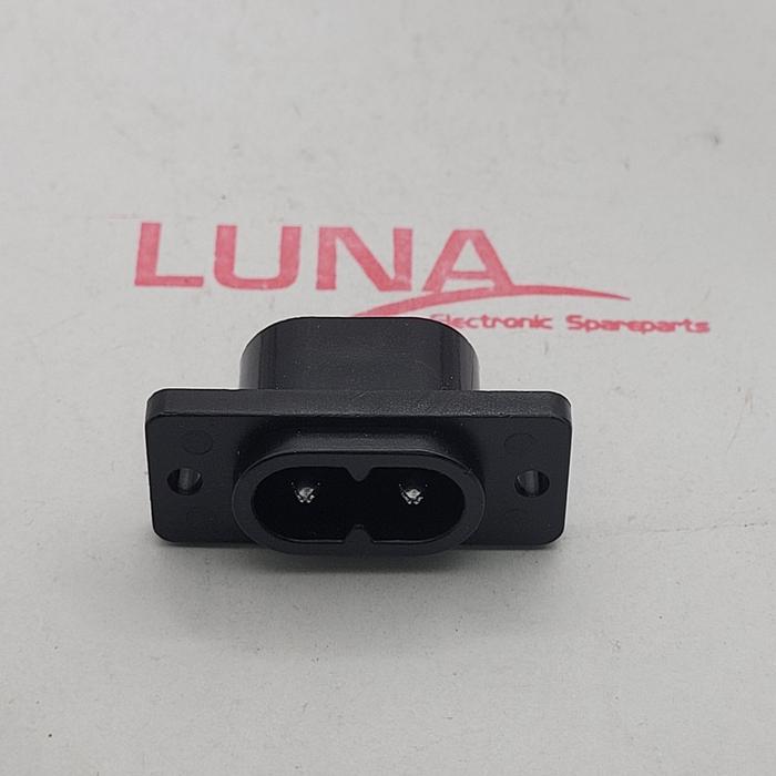 Jual Soket konektor kabel Power connector Socket AC 2 pin Angka 8 ...