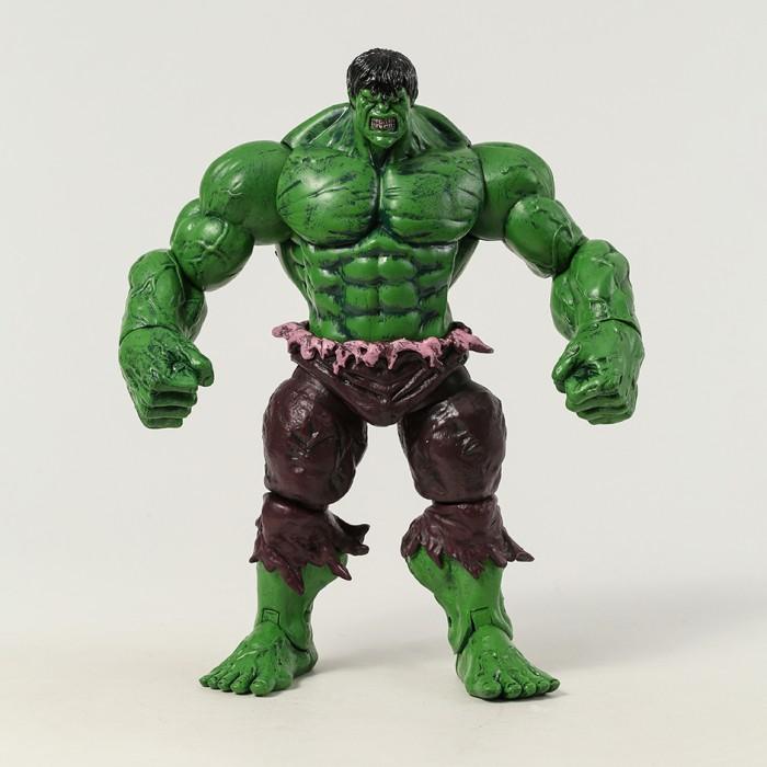 Jual Super Hero Avengers Hulk PVC Action Figure Mainan 25Cm Merah Hijau ...