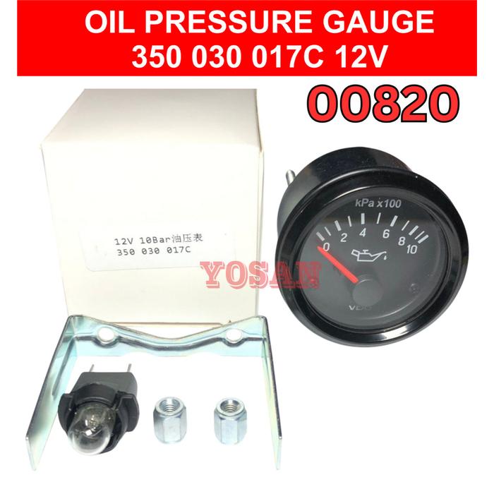 Jual OIL PRESSURE GAUGE 12V VDO PN 350 030 017 - Jakarta Barat - yosanyosan | Tokopedia