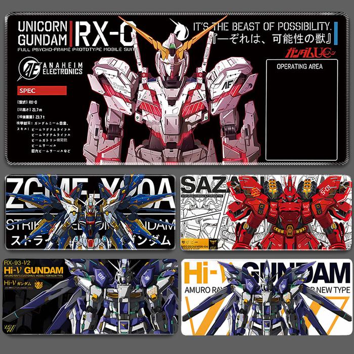 Jual PREMIUM MOUSE PAD PANJANG ROBOT GUNDAM SERIES MOUSEPAD GAMING ...