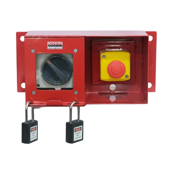 Promo ONEBIZ Loto Box/Safety Heavy Duty H+Switch Button+Emergency ...