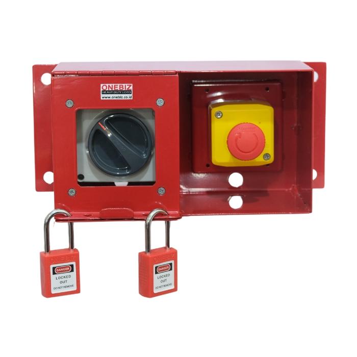 Promo ONEBIZ Loto Box Heavy Duty 2 System Horizontal Complete - Merah ...