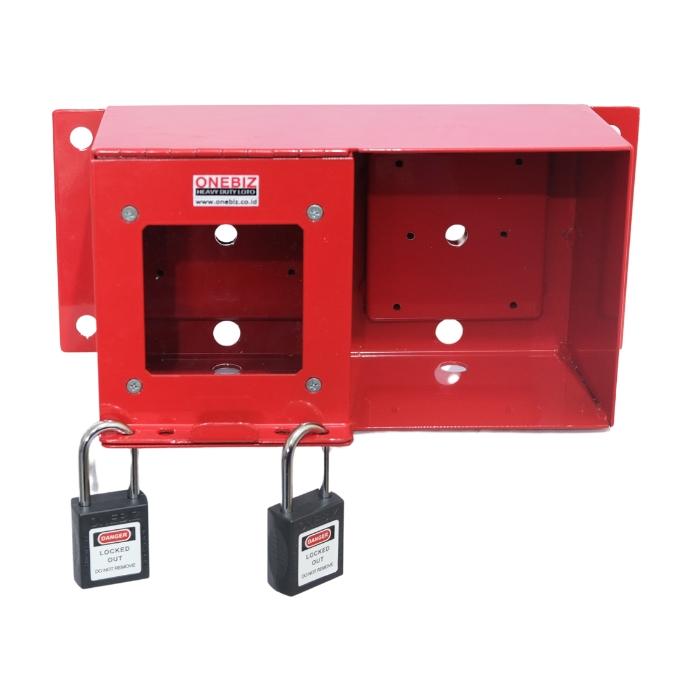 Promo ONEBIZ Loto Box Assy/Device Heavy Duty Horizontal + 2 Padlock ...