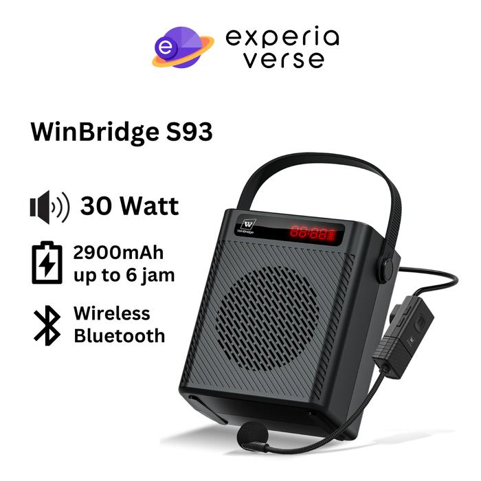Promo WinBridge S93 Wireless Voice Amplifier Portable PA System Speaker ...