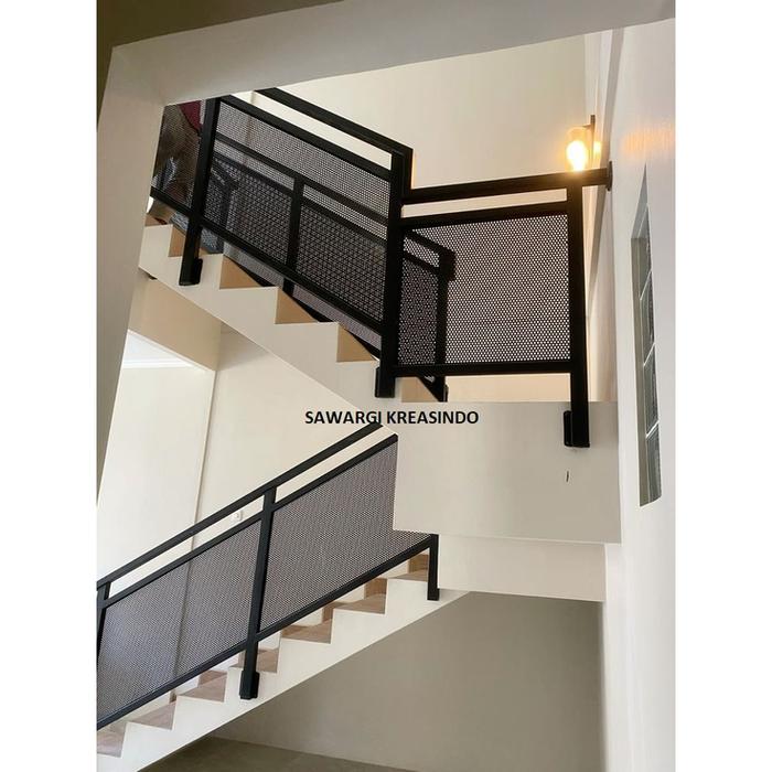 Jual railing minimalis besi, kaca, stainless, expanda dll | Pemasangan ...