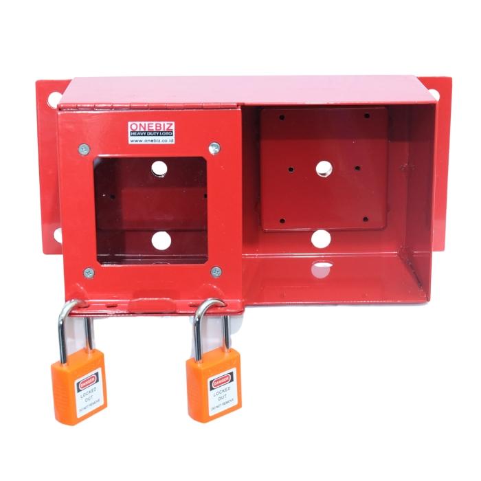 Promo ONEBIZ Loto Box Assy/Device Heavy Duty Horizontal + 2 Padlock ...