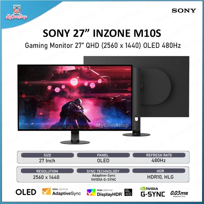 Jual SONY INZONE M10S 27" GAMING MONITOR OLED 2K QHD 480HZ - Jakarta Utara - MYCOMSHOP | Tokopedia