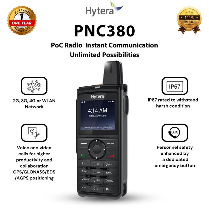 Promo Hytera PNC380 PoC Radio Instant Communication Unlimited Possibilities Cicil 0% 3x ...