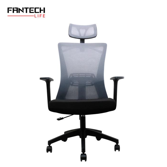 Promo Fantech OCA258s / OCA-258s Office Chair - Abu-abu, Free Emas ...